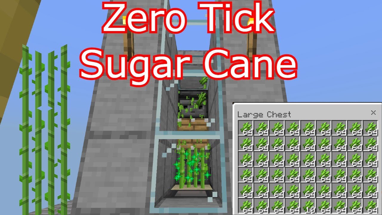 (does not work anymore) Zero Tick Sugarcane Farm Bedrock 1.20 (MCPE/Xbox/PS4/Nintendo Switch/PC ...