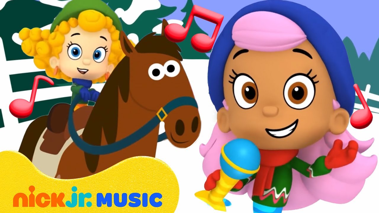 Bubble Guppies Holiday Ride Sing Along Songs! 🛷 | Nick Jr. Music - YouTube