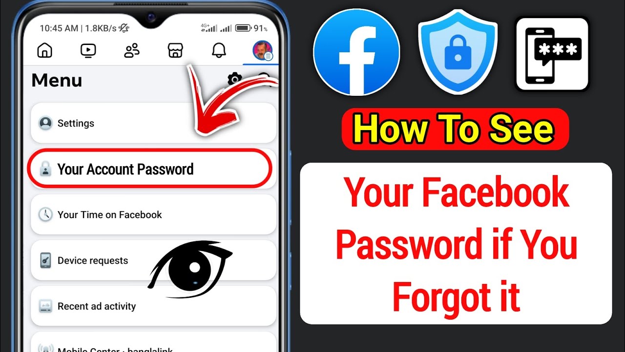 Facebook Forgot Password 2025 | How to see Facebook password ? See ...