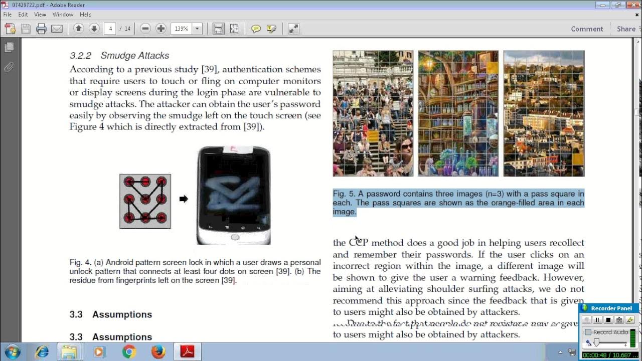 A Shoulder Surfing Resistant Graphical Authentication System - YouTube