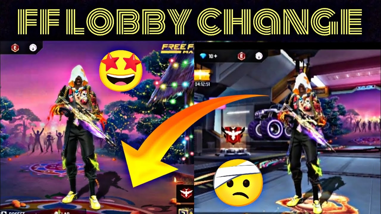 FF UPDATE FREE FIRE KI LOBBY KAISE CHANGE KAREN 😱#update#YouTube_video ...