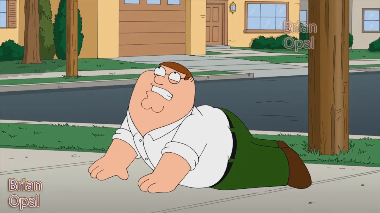 Family Guy - Peter fell to the ground - YouTube