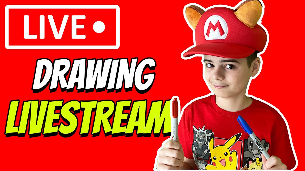 LET'S DRAW (DRAWING LIVESTREAM) - YouTube