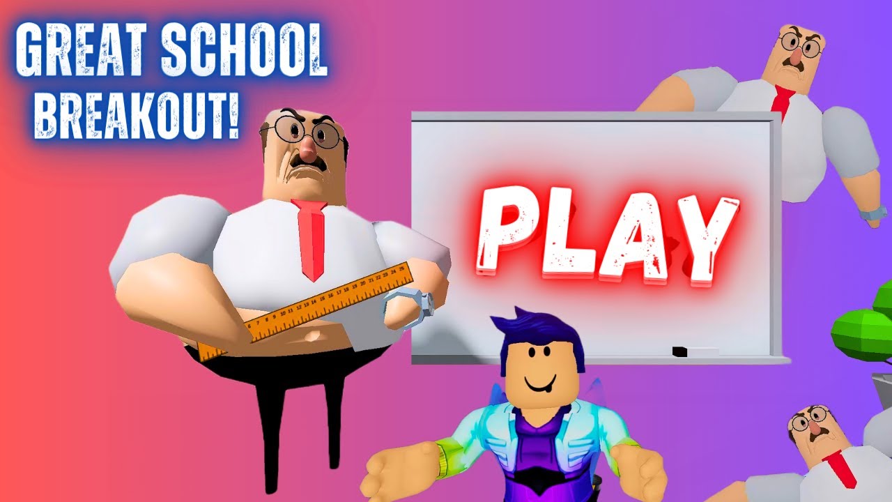 Fun escaping from a GREAT SCHOOL BREAKOUT! | Part 1/2 (a lot of memes ...