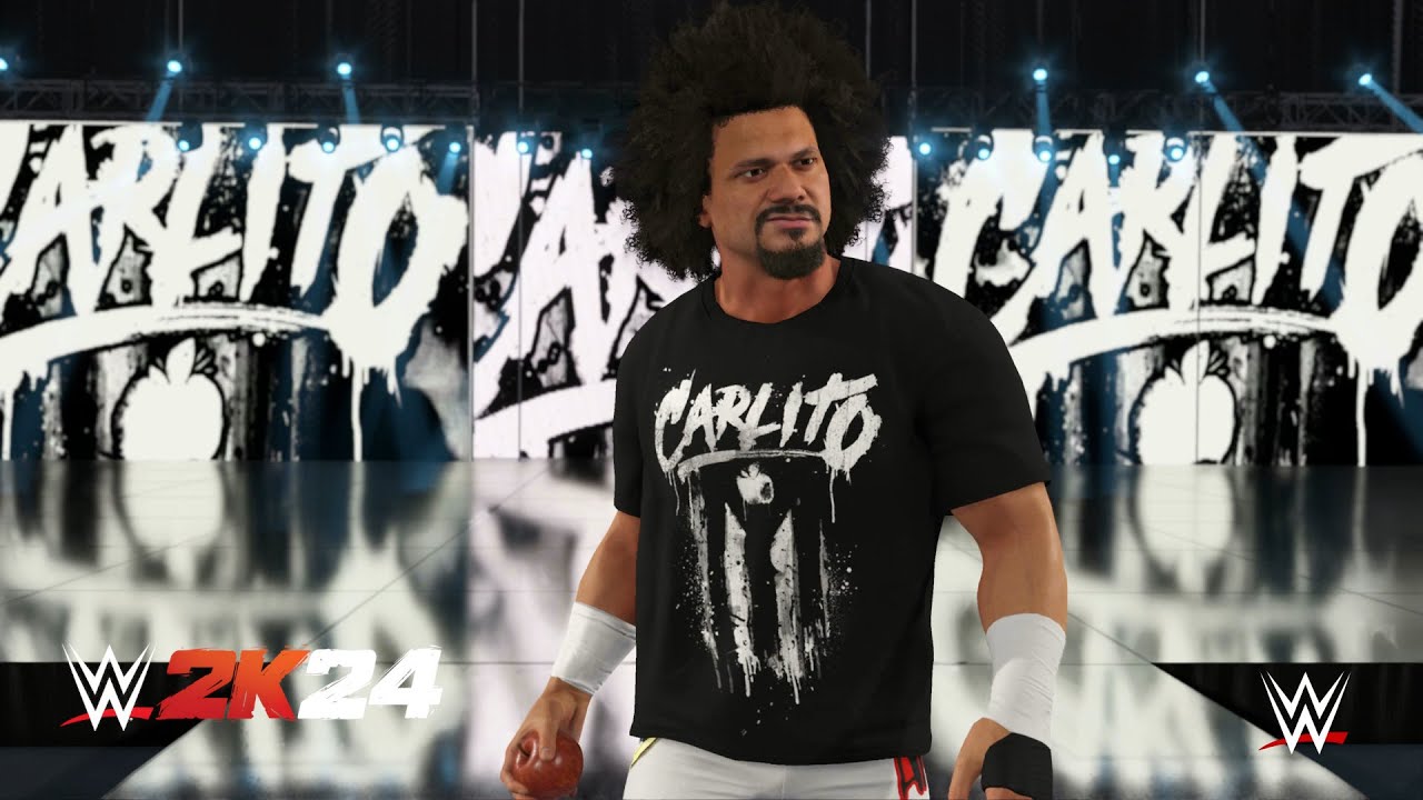 WWE 2K24 - *NEW DLC PACK* - Carlito FULL ENTRANCE (PS5) - YouTube