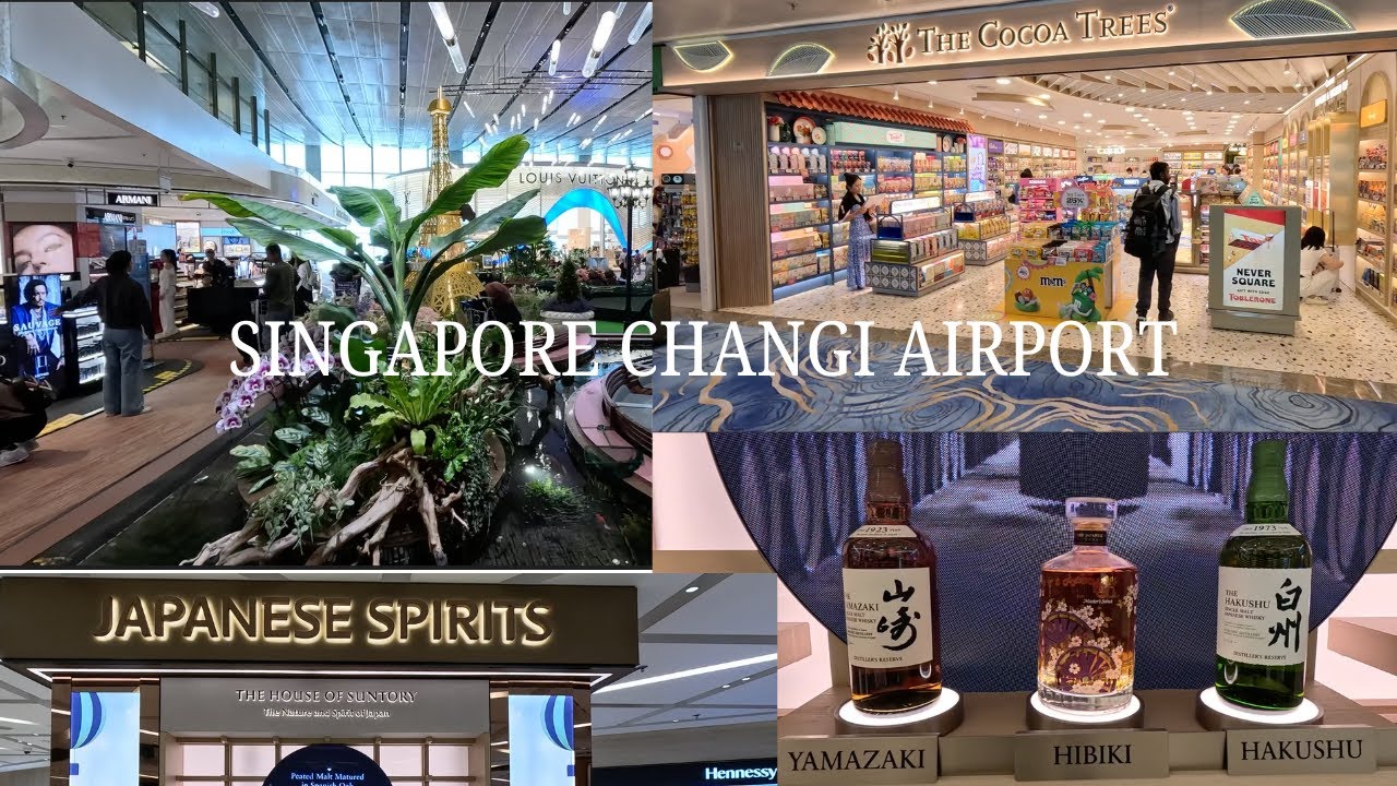 Singapore Changi T1 Tour 🇸🇬 Chocolate Shops, Luxury Brands & Scoot to ...