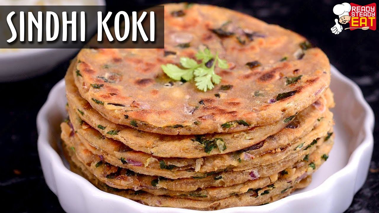Authentic Sindhi Koki Recipe | सिंधी कोकी | How To Make Sindhi Onion ...
