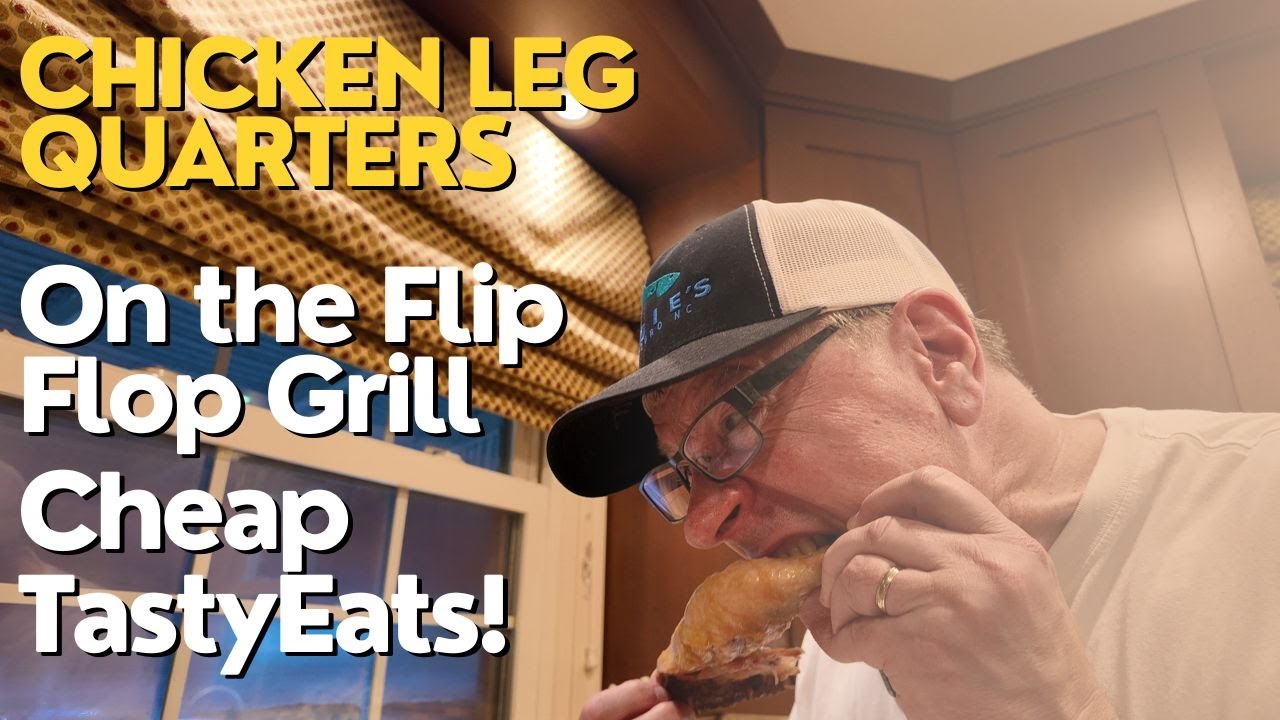 Flip Flop Chicken Leg Quarters-Smokey Deliciousness on the Cheap! - YouTube
