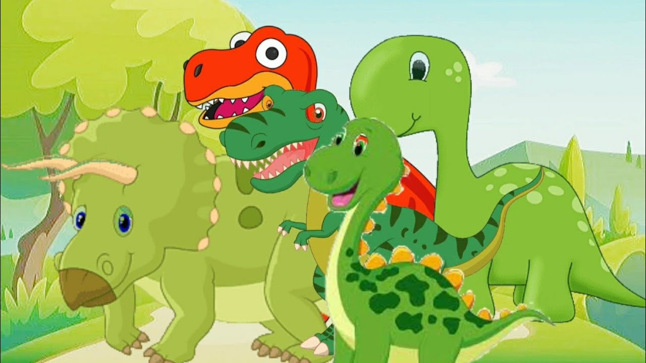 Belajar Mengenal Nama-Nama Dino saurus - YouTube