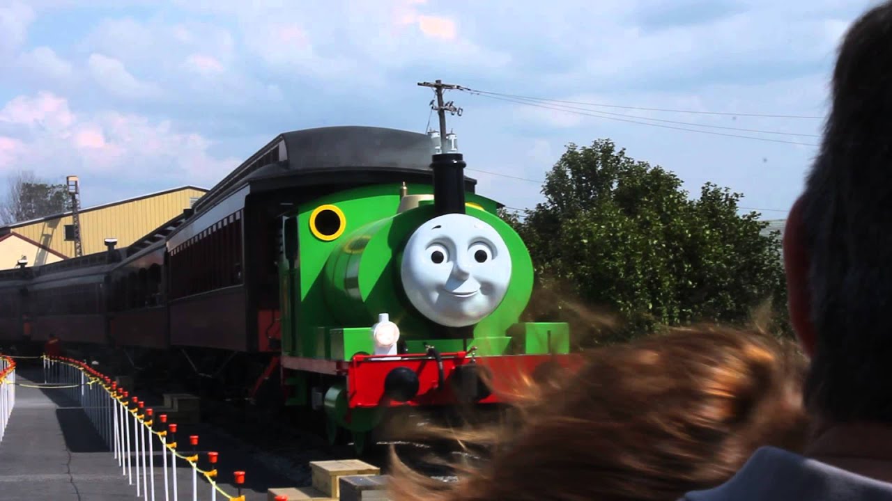 Percy arriving at the station - YouTube