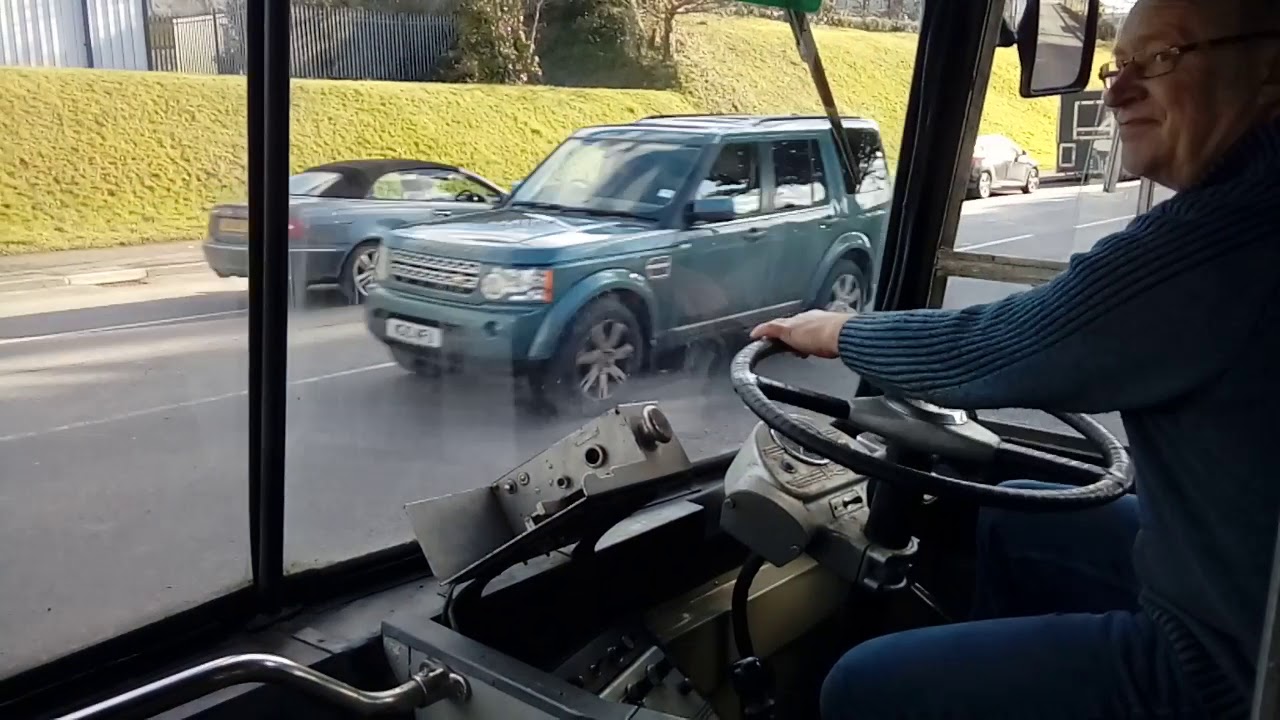 DAVE JENKINS AT THE WHEEL OF LEYLAND ATLANTEAN NDR509J. - YouTube