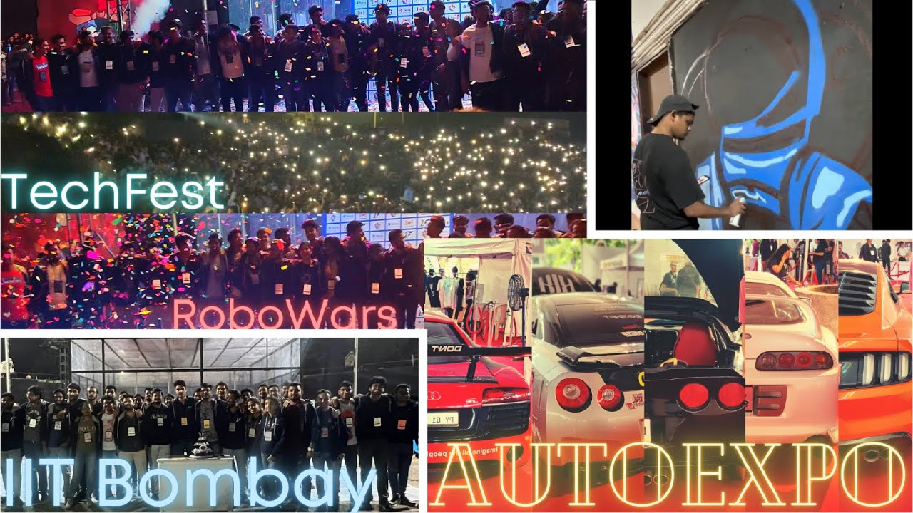 IIT BOMBAY TechFest Event ROBOWARS and AUTOEXPO from my eyes | 2nd ...