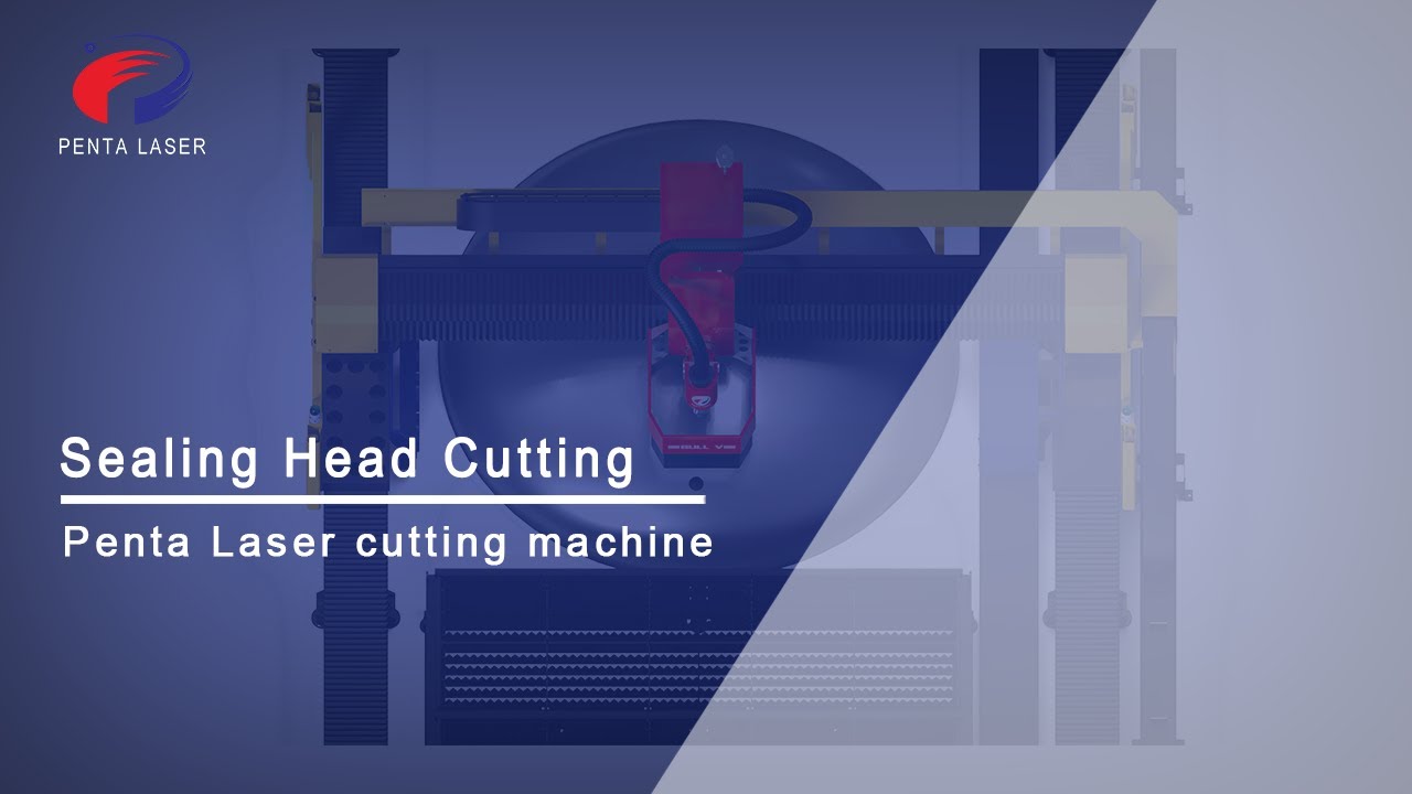 Sealing head laser cutting machine - YouTube