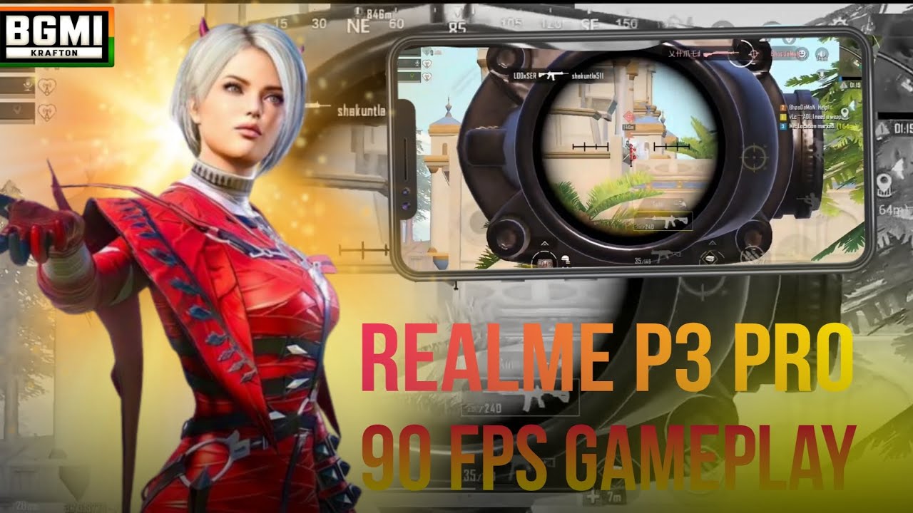 Realme p3 pro 90fps gameplay pubgmobile||bgmi || vampire is live - YouTube