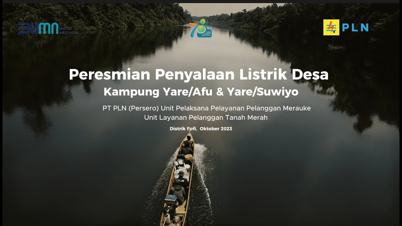 Senyum dari Timur, Special HLN Ke-78ULP Tanah Merah Resmikan Penyalaan ...
