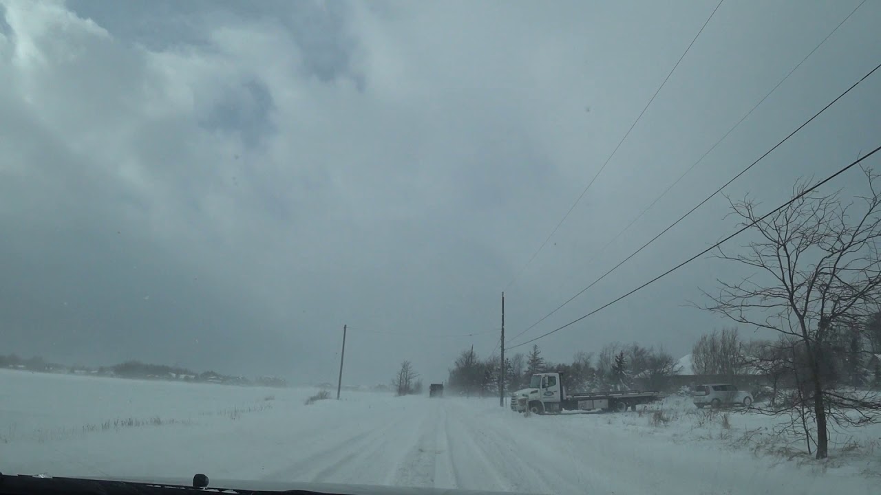 Blowing Snow, White Outs and Snow Covered Roads. The Aftermath of the ...