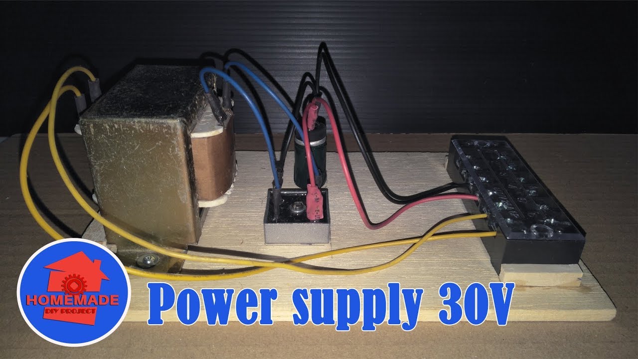 How To Make Power Supply 30V YouTube how-to-make-power-supply-30v-youtube