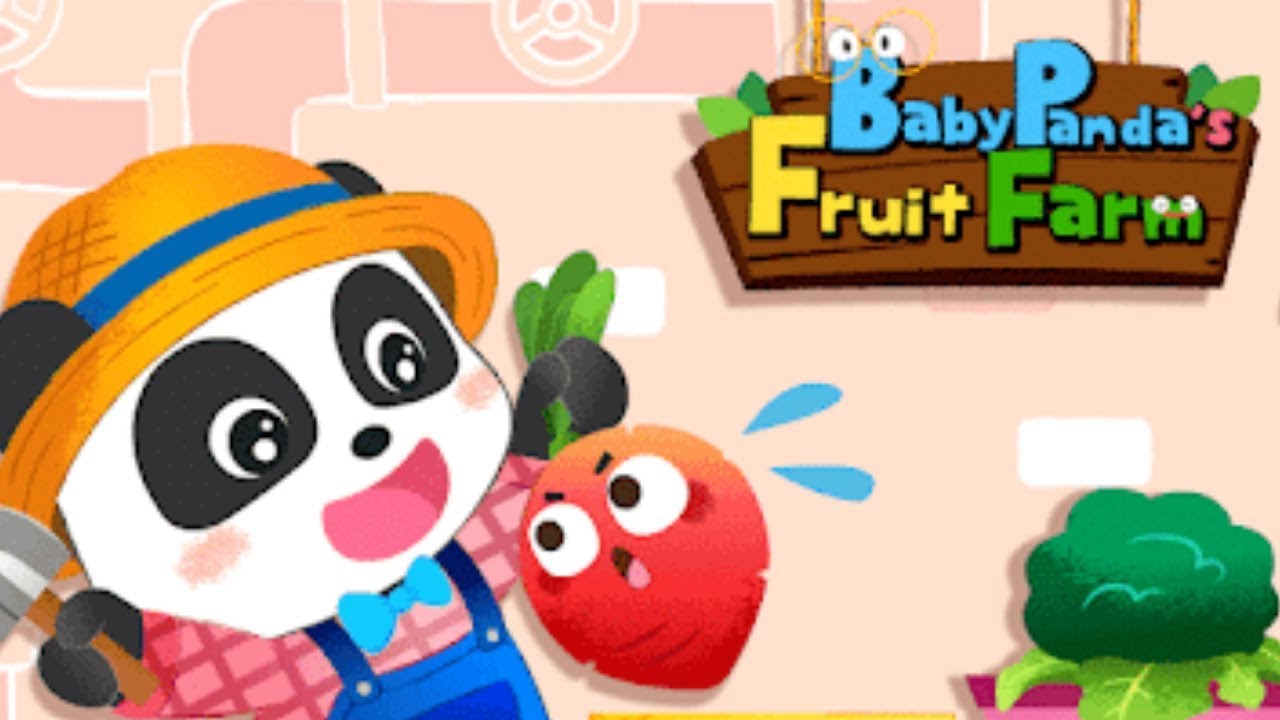 Baby Panda's Fruit Farm - Learn Fruits - Kids Games - Gameplay ...