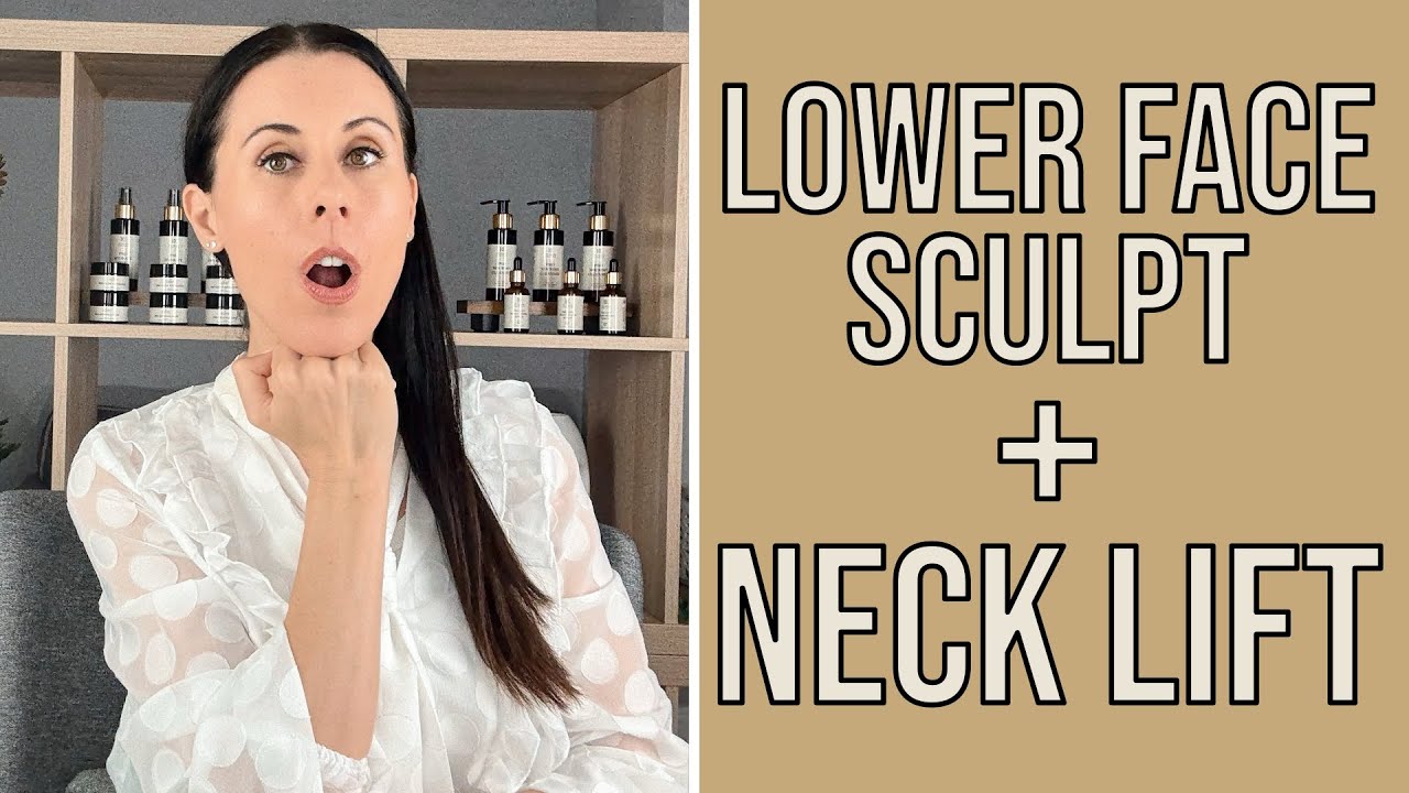 Lower Face Sculpt & Neck Lift | 1 Face Yoga Move to Smooth Wrinkles ...