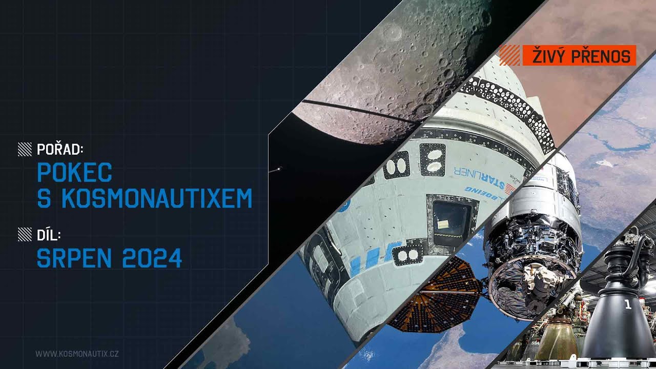 ŽIVĚ: Pokec s Kosmonautixem (srpen 2024) - YouTube