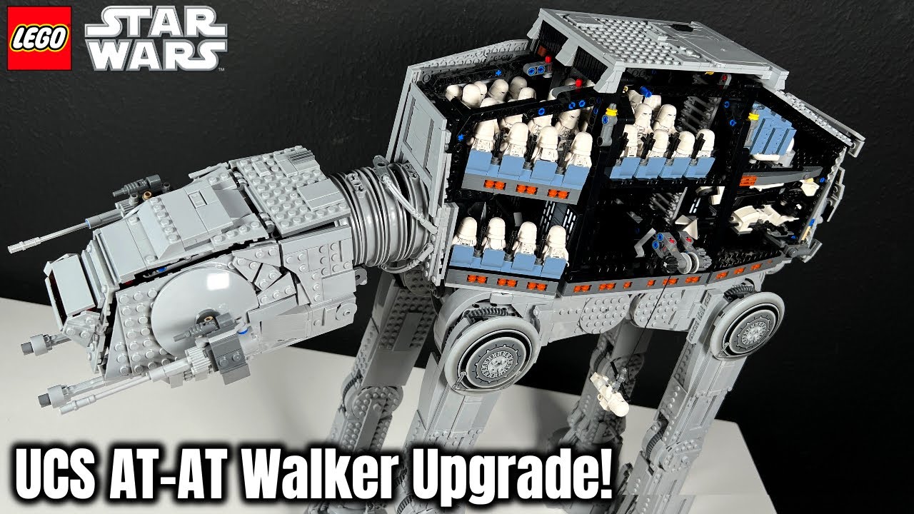 Den UCS AT-AT Walker besser machen: MODs am LEGO Star Wars Set 75313 ...