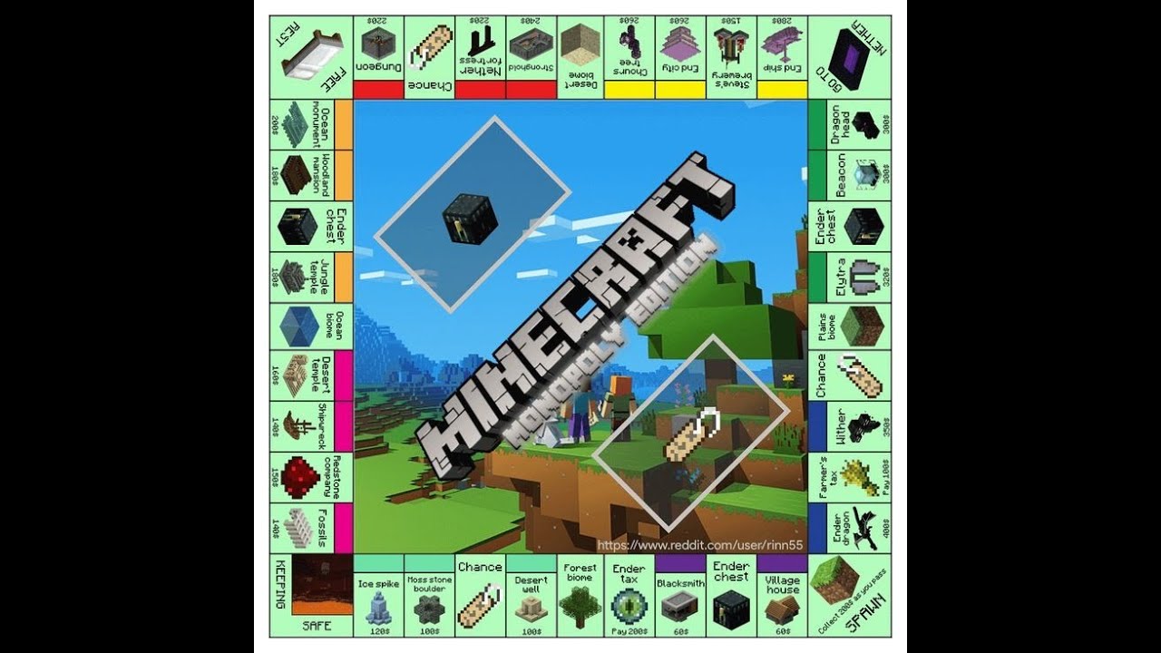 Cómo jugar Monopoly en Minecraft - YouTube