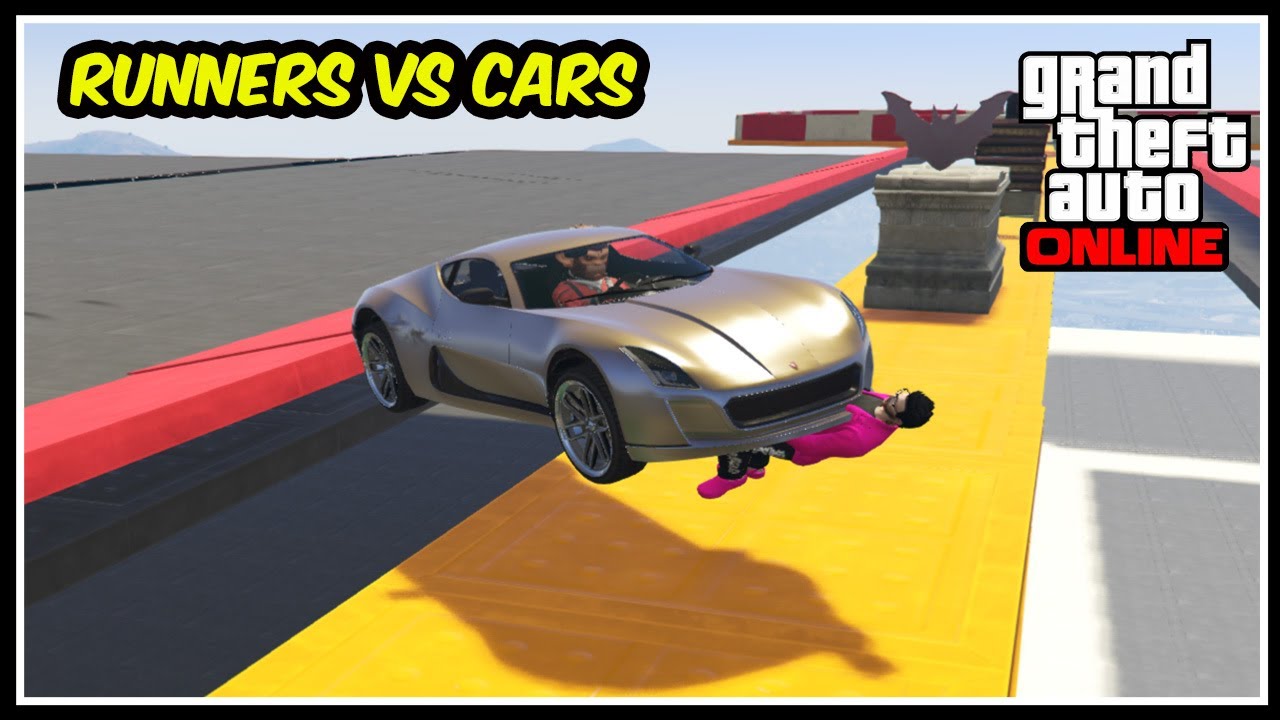 Who Dosen't Like Runners Vs Cars - GTA5 ONLINE - YouTube