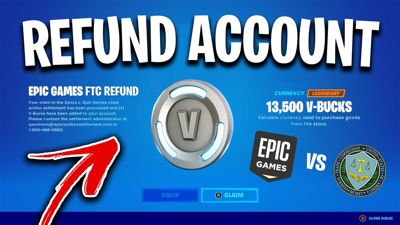 Fortnite refund fortnite account - YouTube