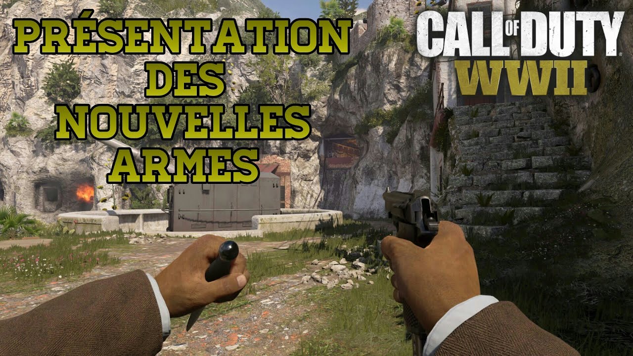 COD WWII | PRÉSENTATION DES NOUVELLES ARMES (SAP 9MM ET COUTEAU DE ...