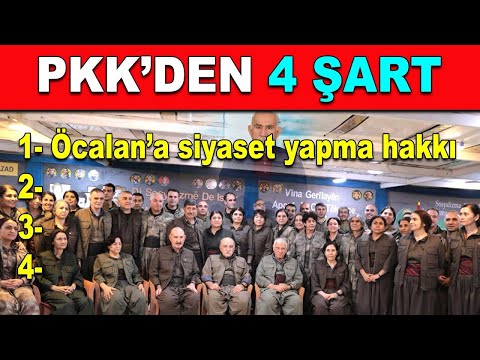 Süreç için Pekeke devlete 4 şart ileri sürdü 1- Ōcalan’a siyaset yapma hakkı, işte o şartlar…