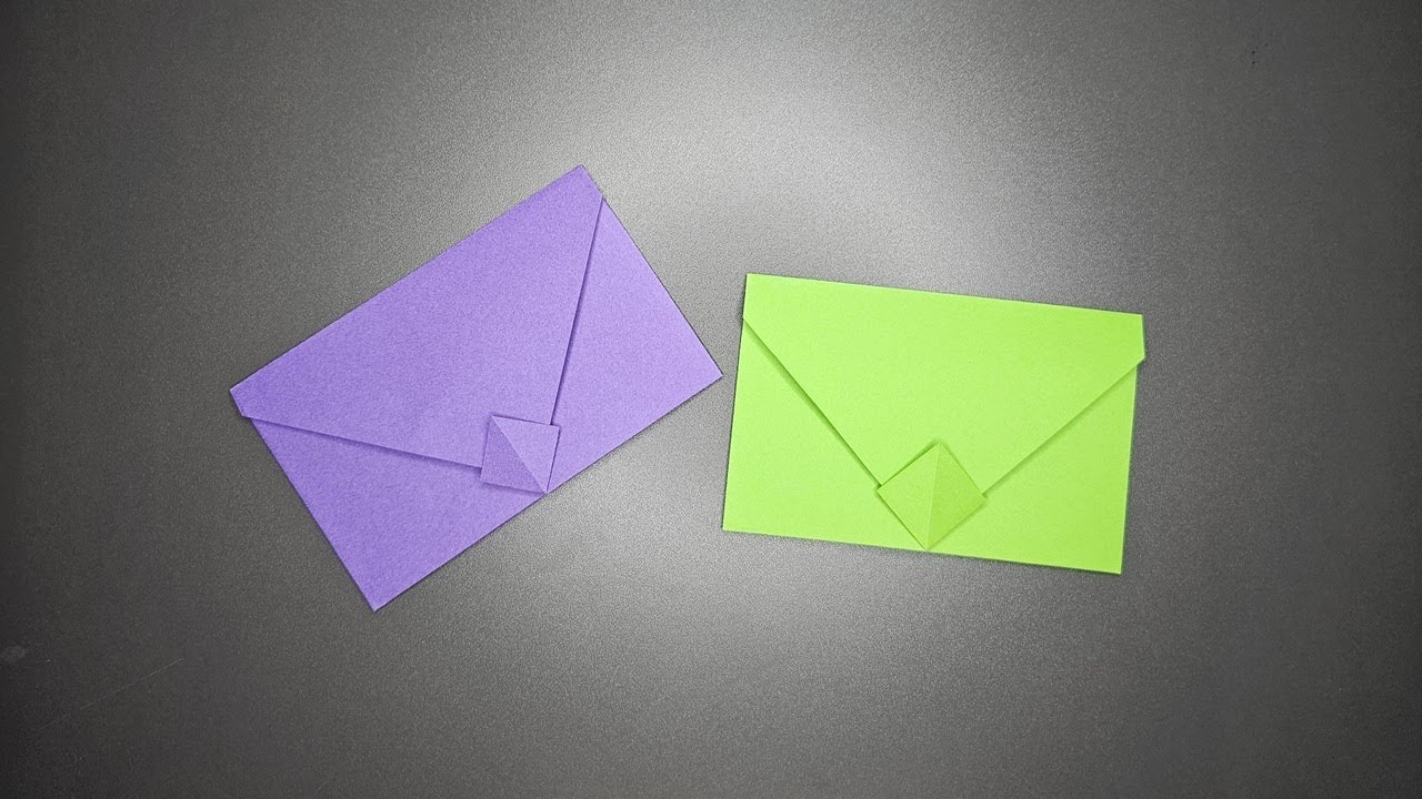 How to Make Paper Envelope | Easy DIY Letter Envelope | Easy Origami ...