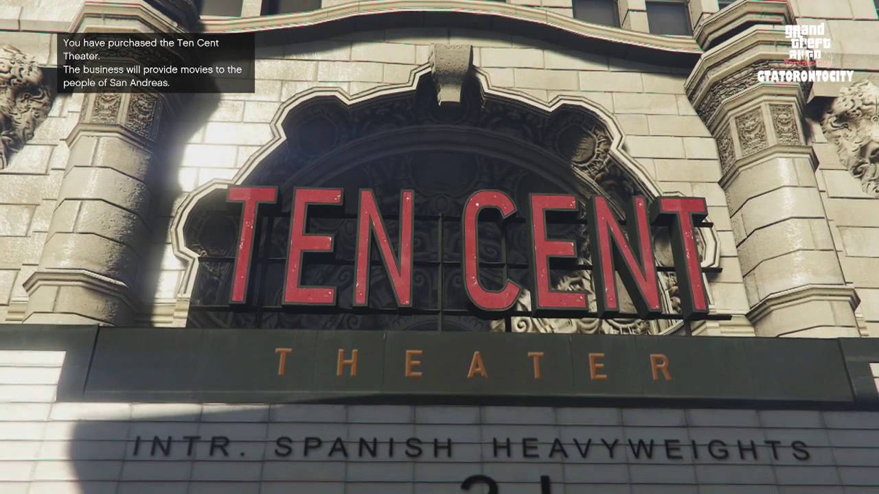 GTA V - Michael Buys Ten Cent Theater (Hobbies and Pastimes) (Xbox One ...