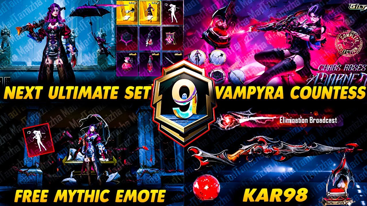 NEXT ULTIMATE SET | VAMPYRA COUNTESS SET | KAR98 ON-HIT UPGRADE SKIN ...