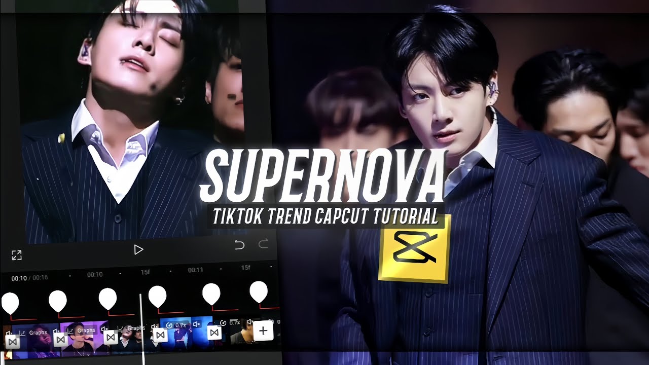 SUPERNOVA NEW KPOP TIKTOK TREND EDIT CAPCUT TUTORIAL - YouTube