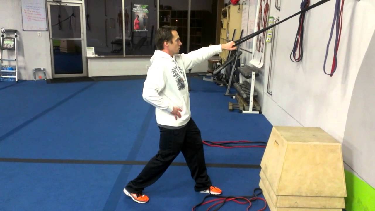Unilateral High Band Row - Blue Springs Corrective Exercise - YouTube