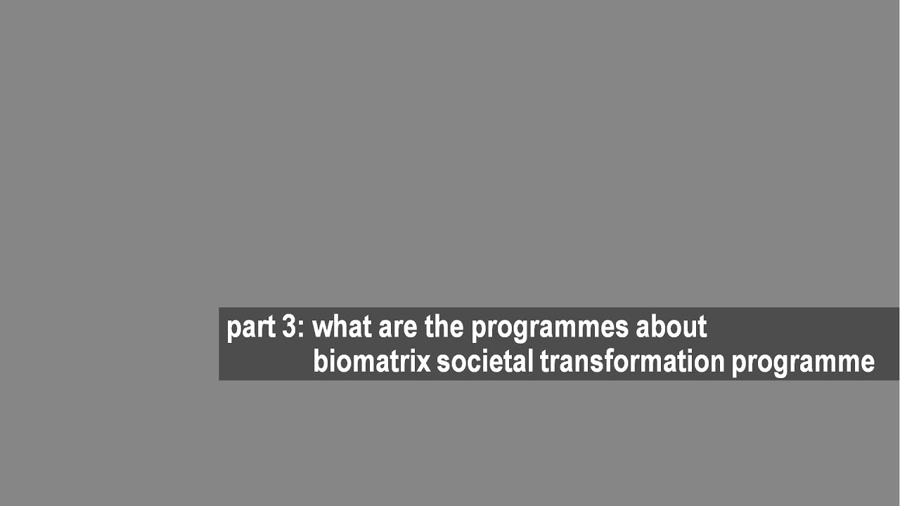 USB-ED and BiomatrixWeb: Launch of co-delivery part 3 - YouTube