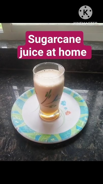 Sugarcane juice at home| Sugarcane juice without Sugarcane|ganne ka ras#trending #shortvideo # ...