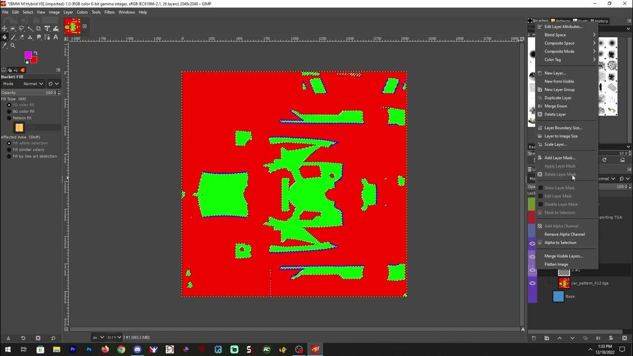 iRacing | Recoloring iRacing Base Schemes in GIMP - YouTube