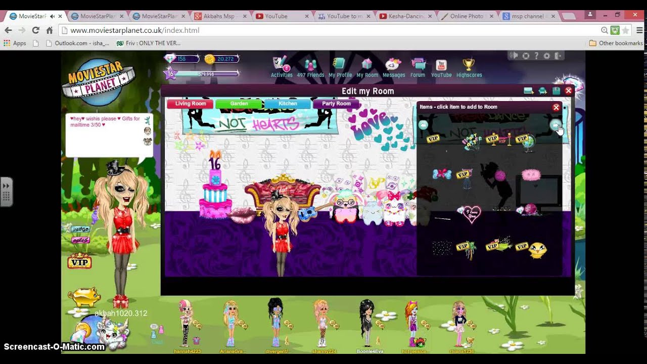 ♥♥HOW I DECORATE MY ROOM ON MSP♥♥ - YouTube