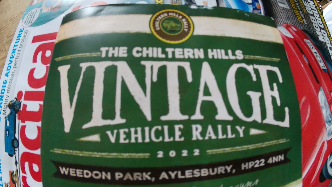 The Chiltern Hills Vintage Vehicle Rally 2022 - A wet walkaround - YouTube