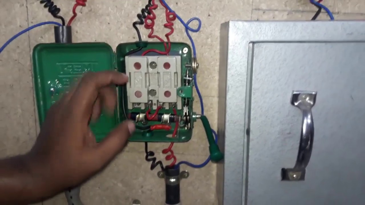 Distribution board connection. - YouTube