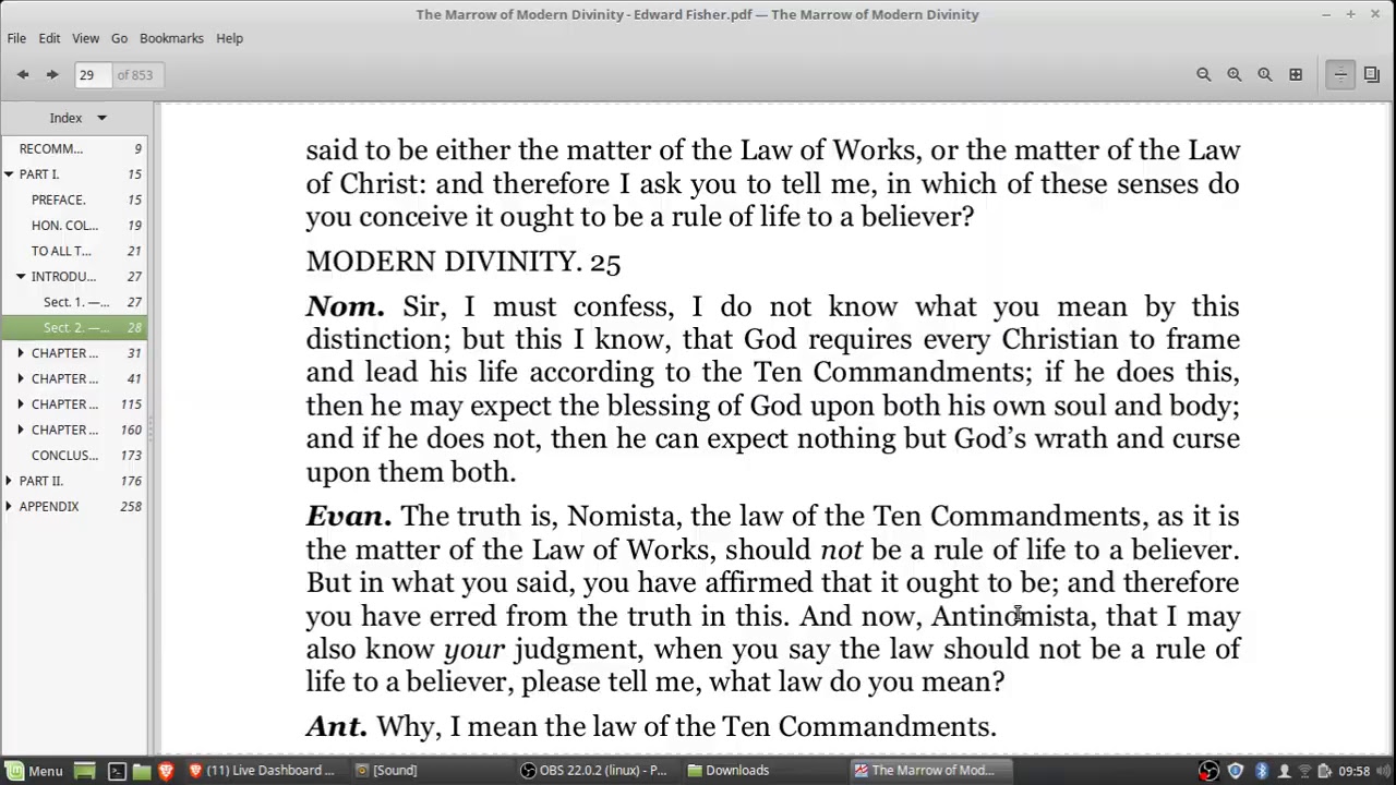 The Marrow of Modern Divinity, Pt 1 - YouTube