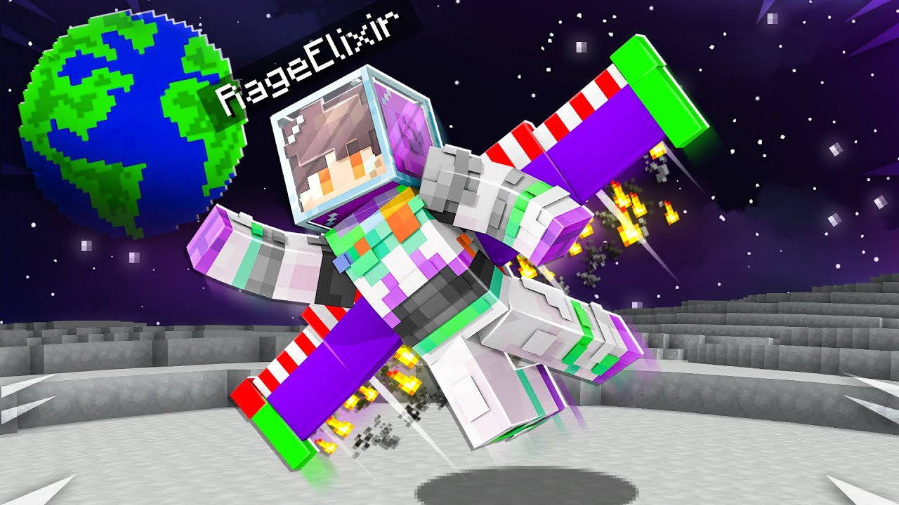 Playing as BUZZ LIGHTYEAR in Minecraft! - YouTube