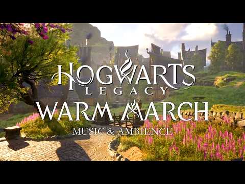 Warm March Morning at Hogwarts | Calming & Peaceful Harry Potter Music & Ambience