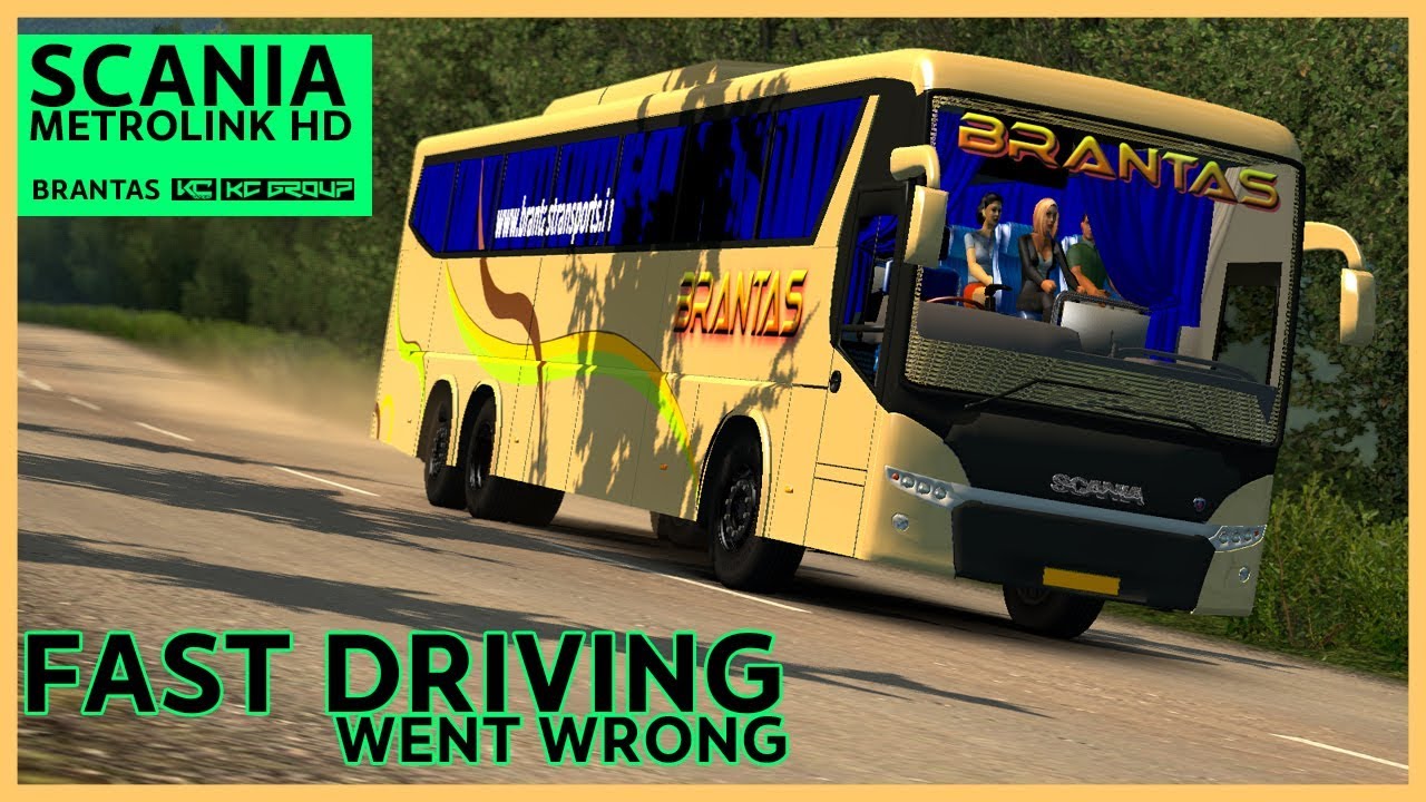 Fast_Driving_Went_Wrong||Scania_Bus_Accident_Video||©Brantas_KC_GrouP ...