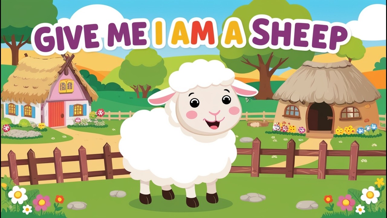 I AM A SHEEP RHYME FOR KIDS ।। ENGLISH RHYMIES FOR BABIES ।। KIDS RHYME ...