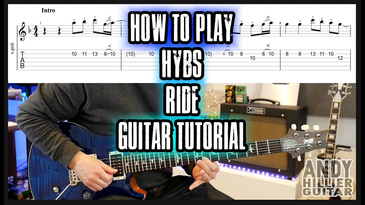 How to play HYBS - Ride Guitar Tutorial Lesson - YouTube
