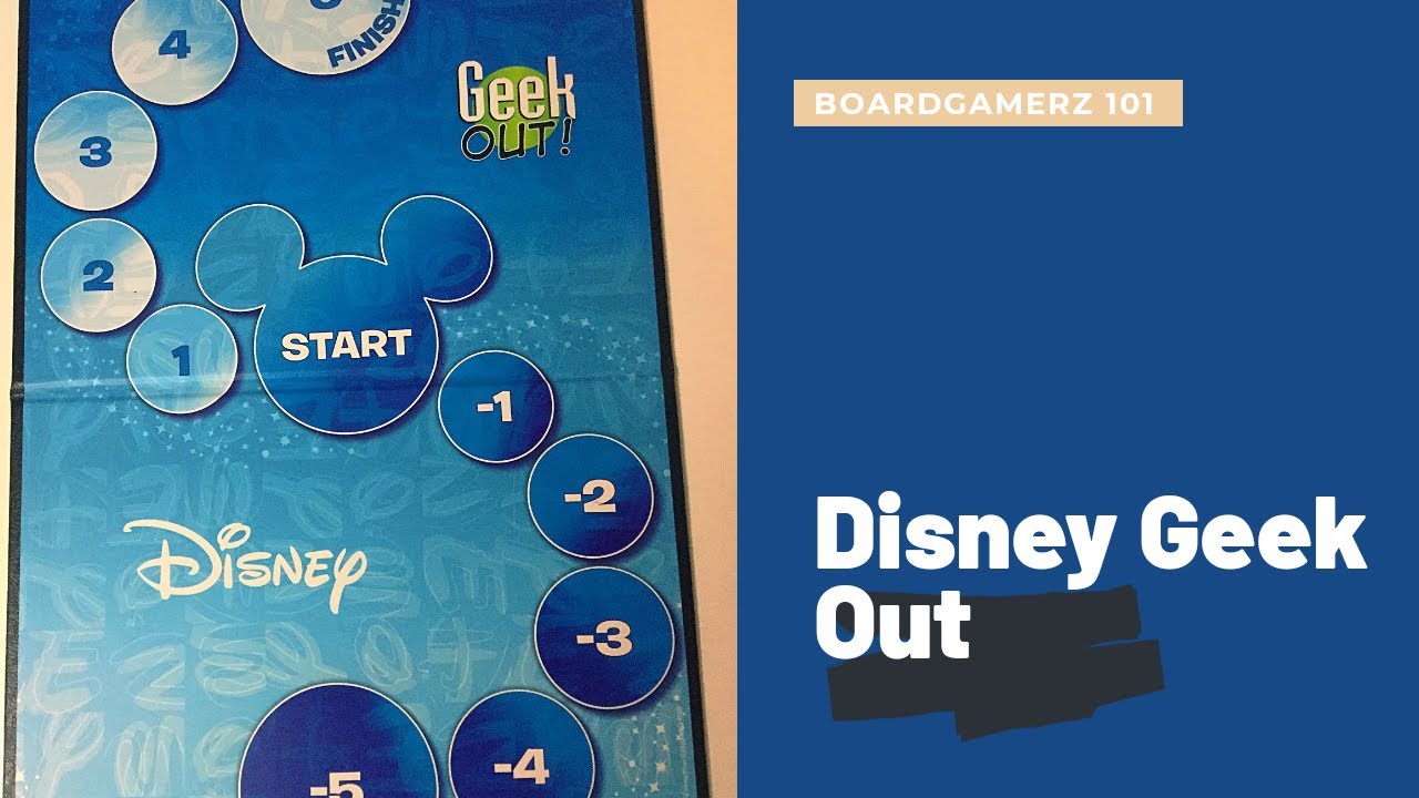 How to Play Disney Geek Out - YouTube