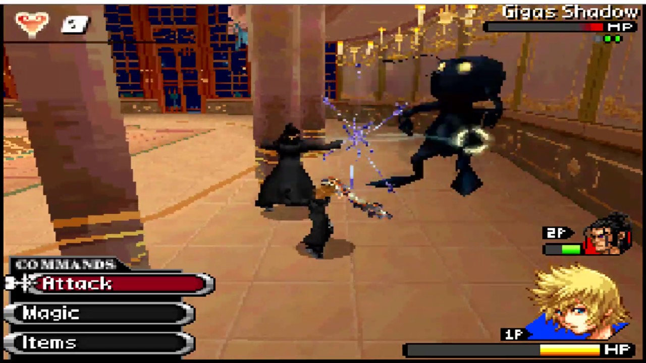 Kingdom Hearts 358/2 Days (DS) Boss - Gigas Shadow - YouTube