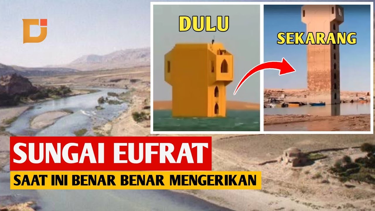 NYATA ! SUNGAI EFRAT mengering, Muncul Gunung Emas?, TERBUKTI Sabda Nabi Muhammad | DUNIA ISLAM ...